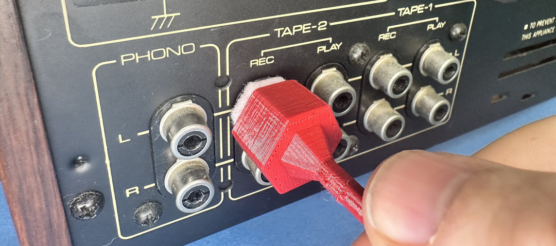 Stereo Shine RCA Jack Cleaning Tool